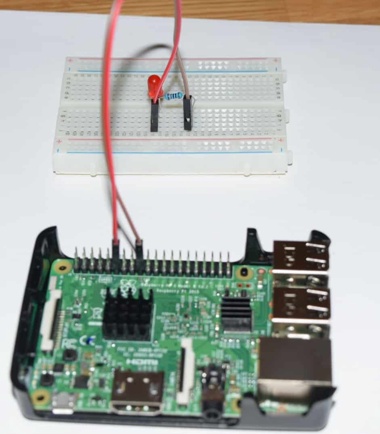 Blinking LED on Raspberry Pi using C | ADMFactory