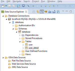 Configure database connection in Eclipse | ADMFactory