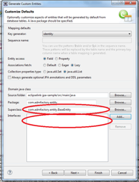 How to generate tables from entities using EclipseLink | ADMFactory