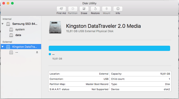 How to Format USB Flash Drive to FAT32 in macOS | ADMFactory