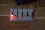 Flowing LED on RaspberryPi using Python | ADMFactory