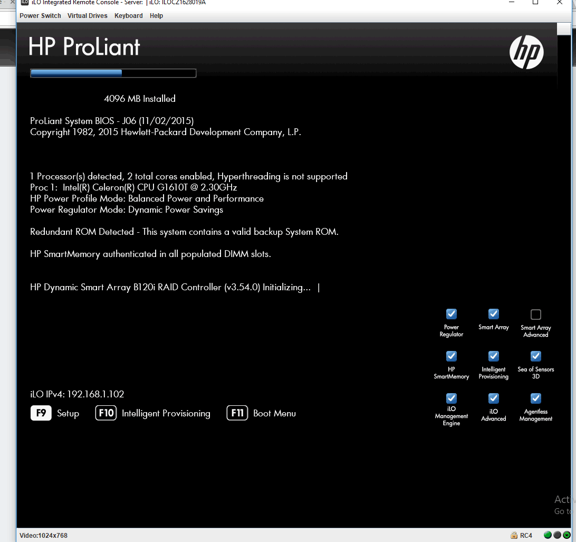 HP Microserver Gen8 - Boot from SSD install on ODD bay | ADMFactory
