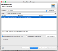How to create an application with Maven in Eclipse | ADMFactory