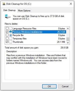 How to delete the Windows.old folder from Windows 10 | ADMFactory