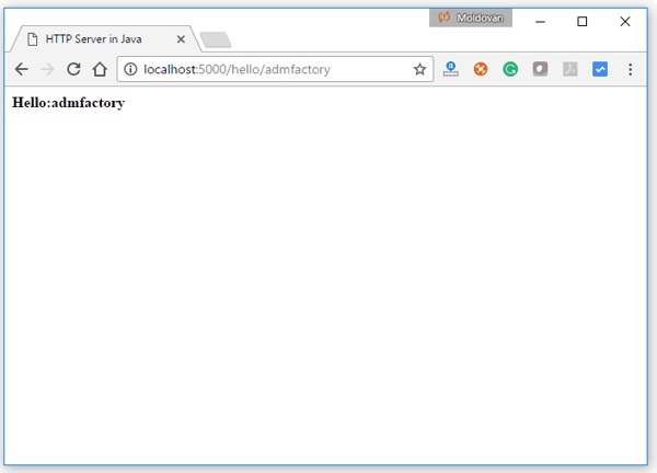 How to create tiny HTTP server in Java | ADMFactory