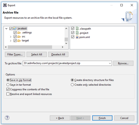 How to import and export Java Projects in Eclipse | ADMFactory