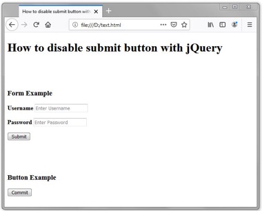 How to disable submit button with jQuery | ADMFactory