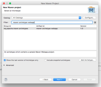 Create a Web Application with Maven in Eclipse | ADMFactory
