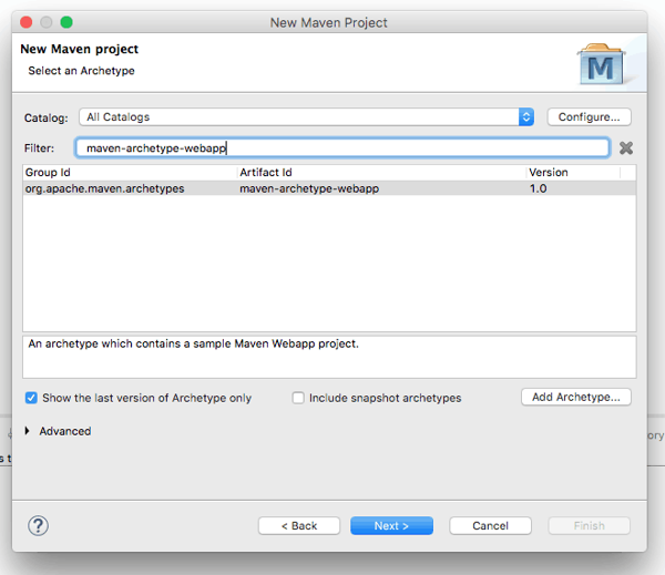 Create A Web Application With Maven In Eclipse Admfactory