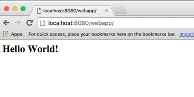 Create a Web Application with Maven in Eclipse | ADMFactory